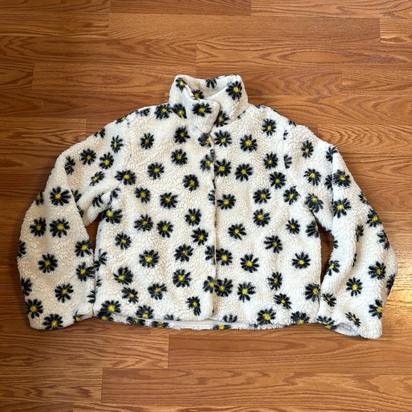 Altar'd State | Jackets & Coats | Altard State Cream And Black Daisy ...